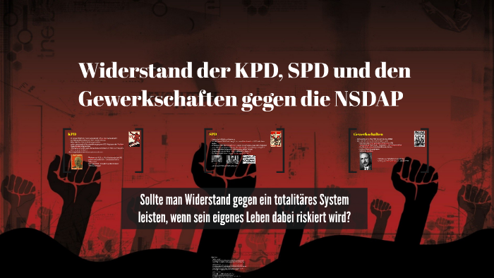 Widerstand der SPD, KPD und den Gewerkschaften gegen die NSD by Wilhelm ...