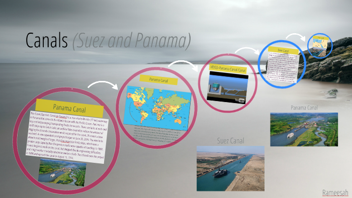 Canals (Suez and Panama) by Rameesah Farooqui