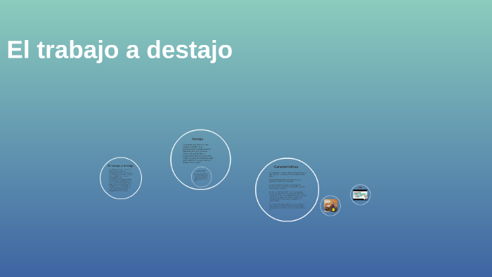El trabajo a destajo by on Prezi