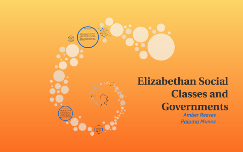 Elizabethan Social Classes and Governments by Amber Reeves on Prezi