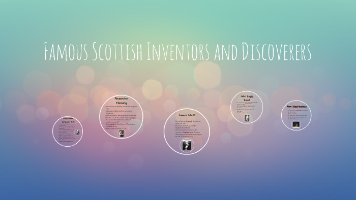Famous Scottish Inventors and Discoverers by Cristina Pecero Pachón