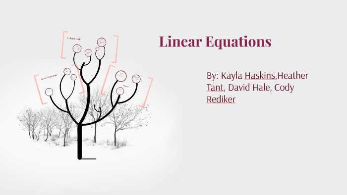 Linear Equations by Kayla Haskins on Prezi