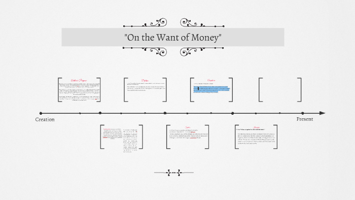 On the Want of Money by Ashley Abell on Prezi