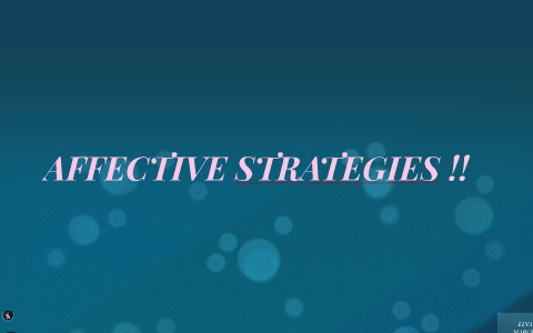 AFFECTIVE STRATEGIES !! by on Prezi