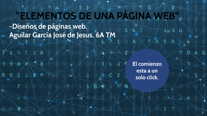Elementos de una página web by tania molina on Prezi