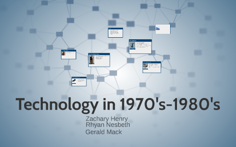 Technology in 1970's-1980's by Rhyan Nesbeth