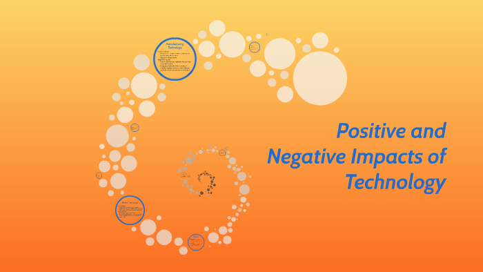 Positive and Negative Impacts of Technology by Brandi Reynolds on Prezi