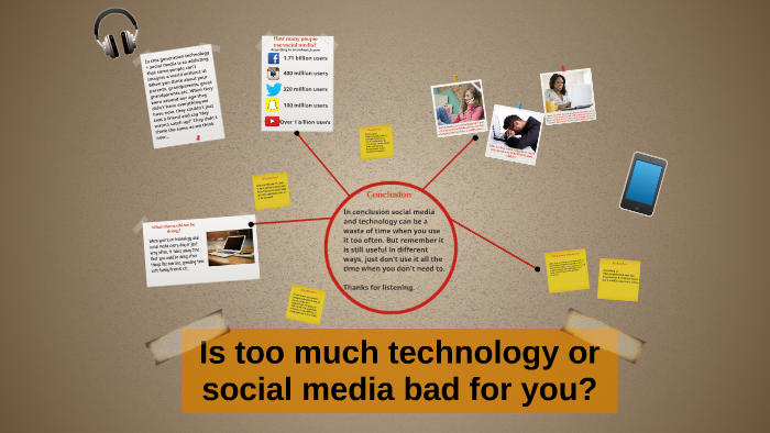 Is too much technology or social media bad for you? by Mikayla Elkinson ...