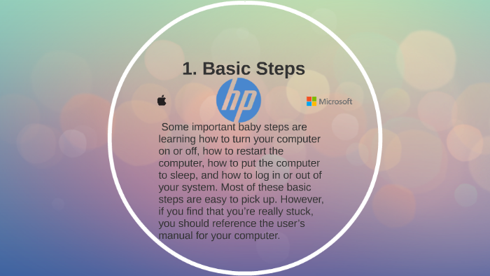 Basic Steps To Being Computer Literate by Balkaran Ghuman