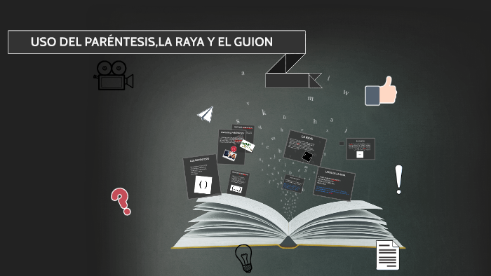 USO DEL PARENTESIS,LA RAYA Y EL GUION by juan pablo palencia on Prezi