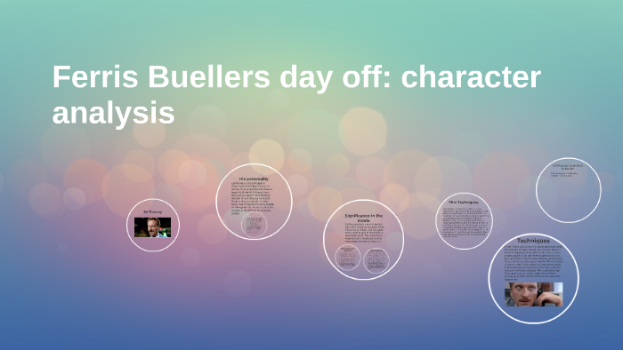 Ferris Buellers day off: character analysis by cooper nunn on Prezi