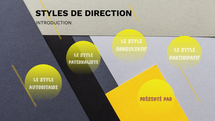 style de direction by bobby johson on Prezi
