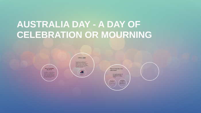 AUSTRALIA DAY - A DAY OF CELEBRATION OR MOURNING by melissa foti on Prezi