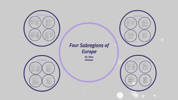 Four Subregions of Europe by Abby Hemann on Prezi