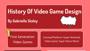 History Of Video Game Design By Gabrielle Staley 2nd Period by ...