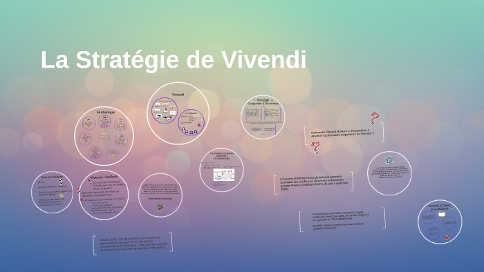 La Stratégie de Vivendi by Joséphine Robert on Prezi