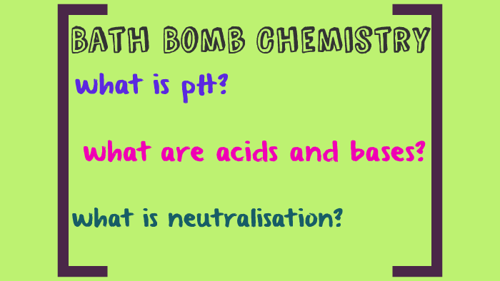 Adventures in Science - Bath Bomb Chemistry by Chantal Mendoza on Prezi