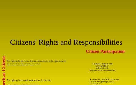 Citizens' Rights and Responsibilities by Sally Morgan on Prezi
