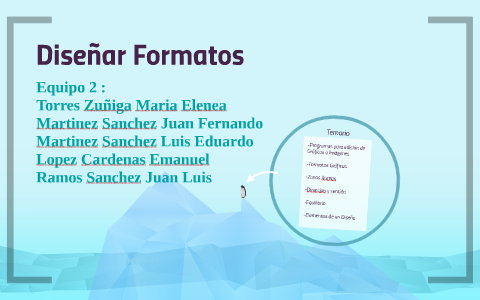 Diseñar Formatos by Juan Luis on Prezi