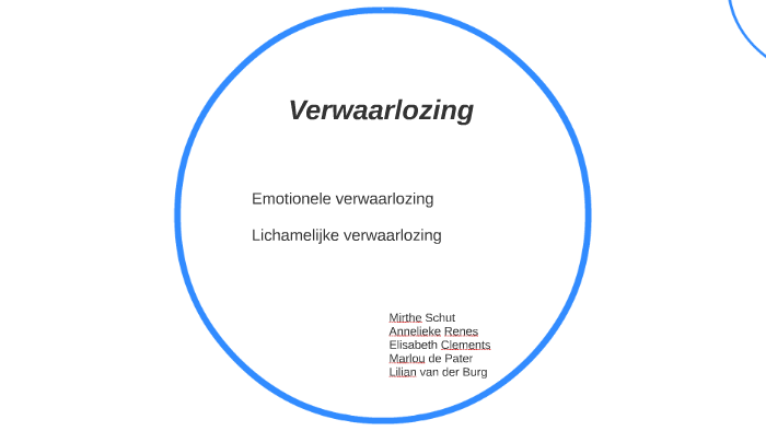 Verwaarlozing by Lilian Leenman on Prezi