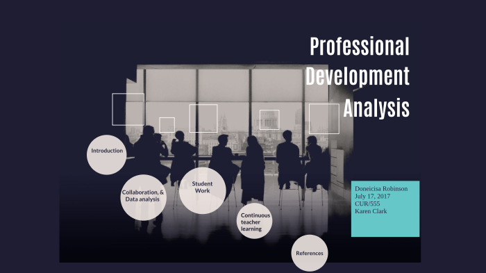 Professional Development Analysis by on Prezi