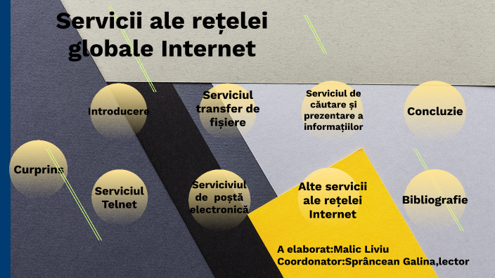 Servicii ale retelei globale internet by Malic Liviu on Prezi
