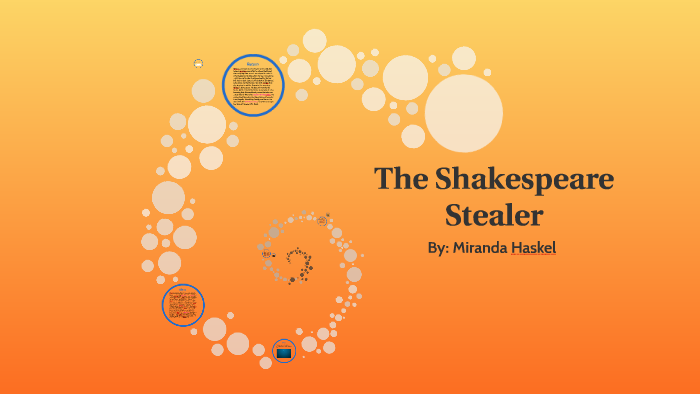 The Shakespeare Stealer by Miranda Haskel on Prezi