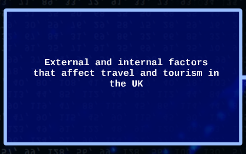 External and internal factors that affect travel and tourism by Nathan ...