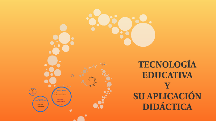TECNOLOGÍA EDUCATIVA by Ana Ghilardi on Prezi