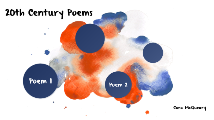 20th Century Poems by Lexi McQueary on Prezi