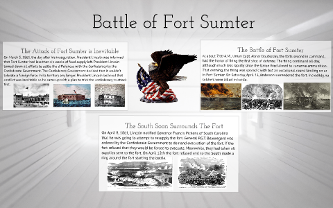 The Attack of Fort Sumter is Inevitable by Giovanni Flores on Prezi