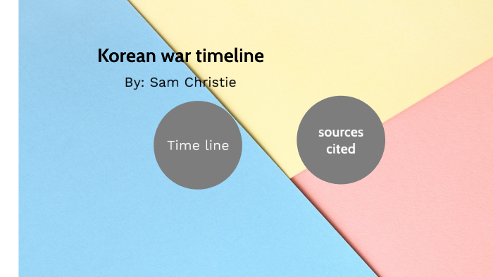 Korean war Timeline by sam christie on Prezi