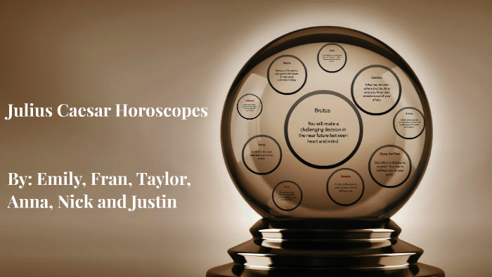 Julius Caesar Horoscopes by Emily Rubino on Prezi
