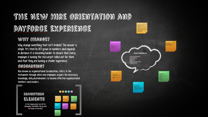 The New Hire Orientation and Dayforce Experience by Brian Domke on Prezi