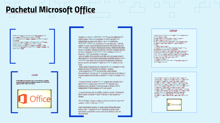 Pachetul Microsoft Office by Adriana Pistol on Prezi