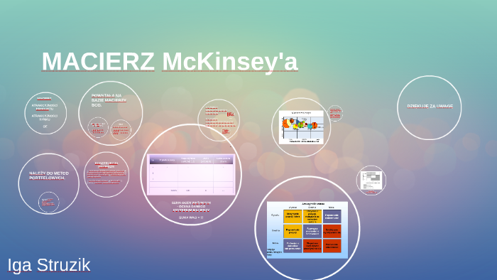 Macierz McKinsey'a by Mia mi on Prezi
