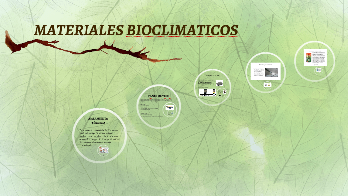 MATERIALES BIOCLIMATICOS by Danely Rmz on Prezi