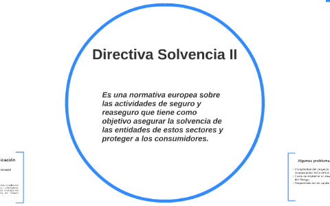 Directiva Solvencia II by Rocío García Díaz on Prezi
