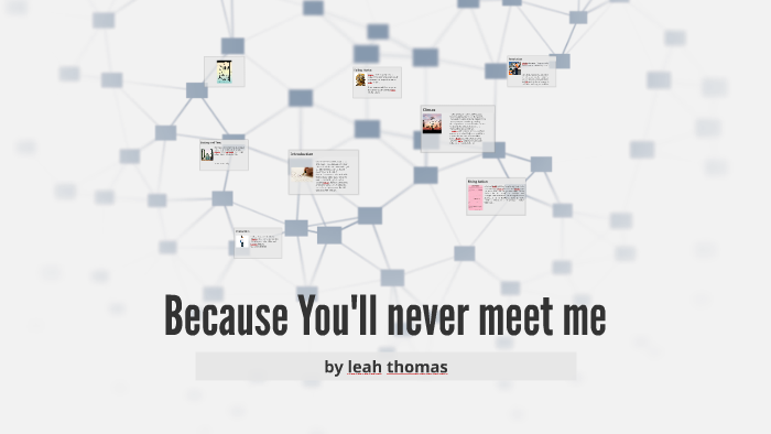 Because You'll never meet me by Isabella Ferguson on Prezi