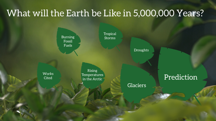 What will the Earth be Like in 5,000,000 Years? by Alba Dajlani on Prezi