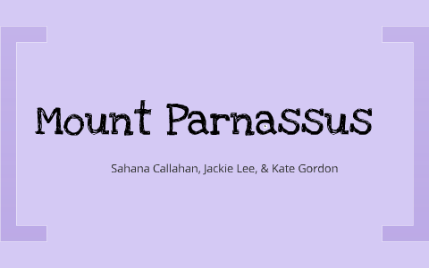 Parnassus; Castalia and Corycian Nymphs by Sahana Callahan on Prezi