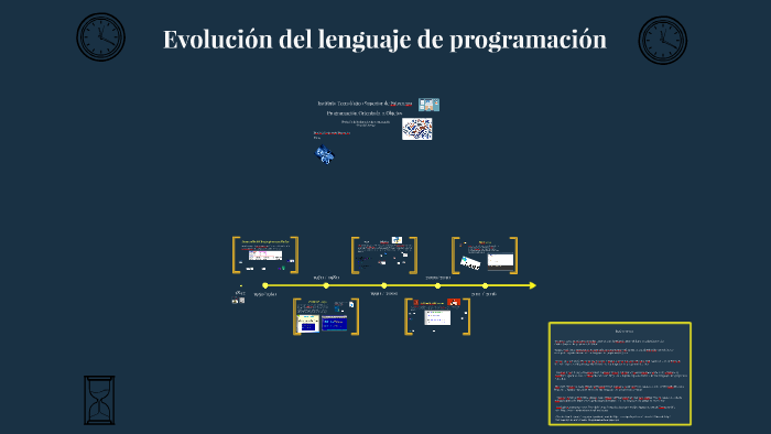 Evolución del lenguaje de programación by Jason Hernandez on Prezi