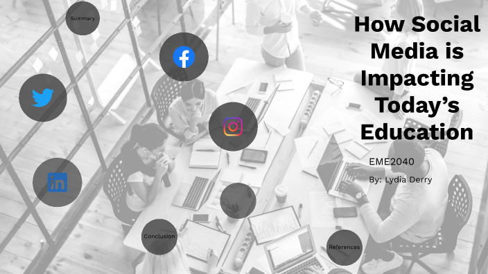How Social Media is Impacting Today’s Education by Lydia Derry on Prezi