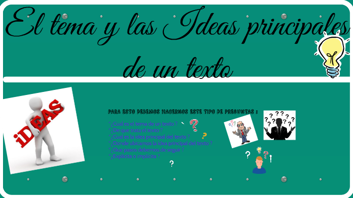 ideas principales de un texto by gabriela salazar gamarra on Prezi