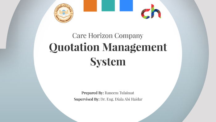 Quotation Management System by Raneem Tulaimat on Prezi