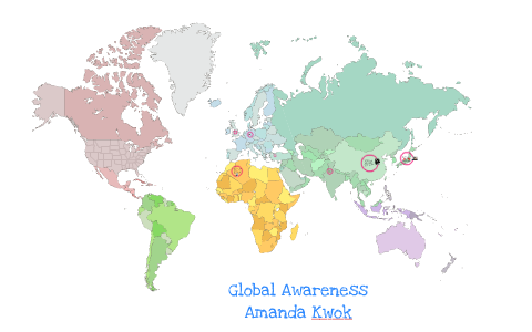Global Awareness World Map by Amanda Kwok on Prezi