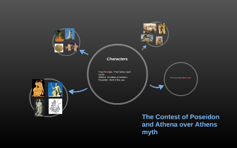The Contest of Poseidon and Athena over Athens myth by Maria Gonzalez ...