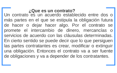 ¿Que es un contrato? by ricardo flores alatorre