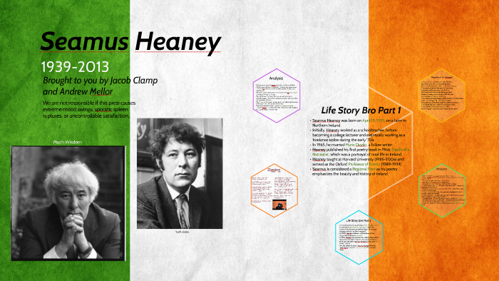 Seamus Heaney by Andrew Mellor on Prezi