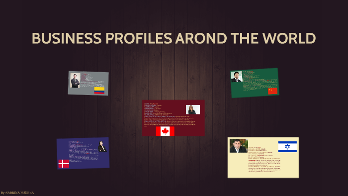 BUSINESS PROFILES AROND THE WORLD by SABRINA RUGE on Prezi